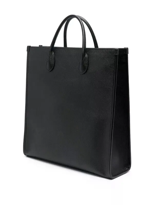 Gucci Logo-embossed Leather Tote Bag