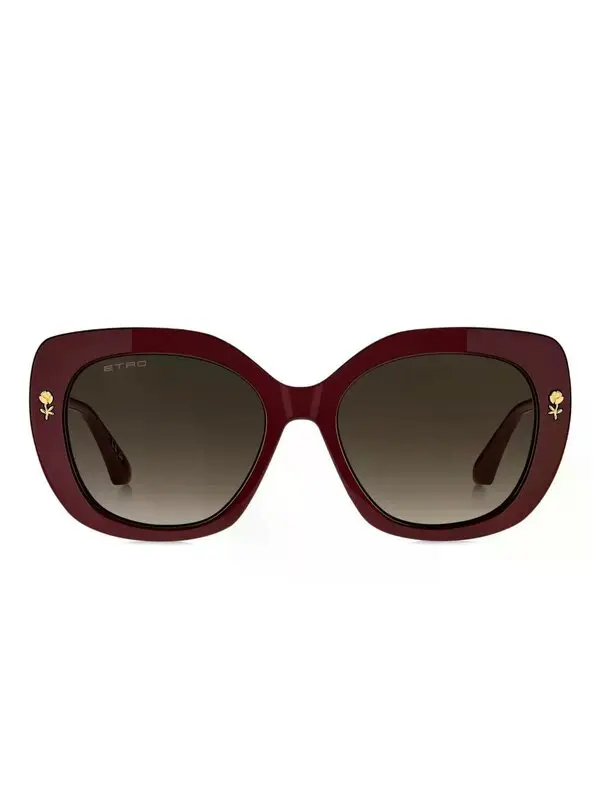 Etro Striped Sunglasses - Red