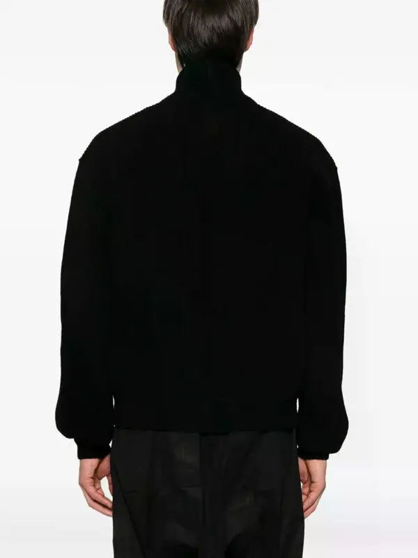 Rick Owens Roll-neck Virgin-wool Jumper