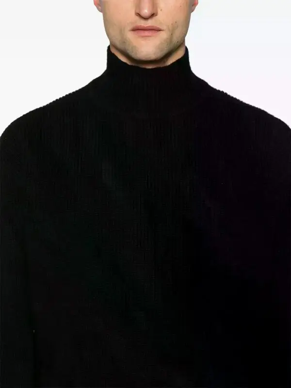 Rick Owens Roll-neck Virgin-wool Jumper