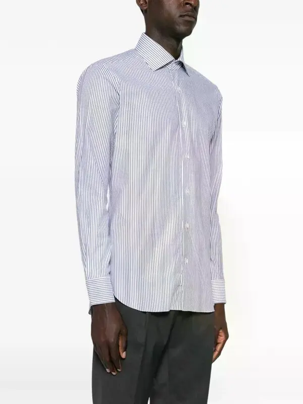 BARBA NAPOLI Striped Shirt