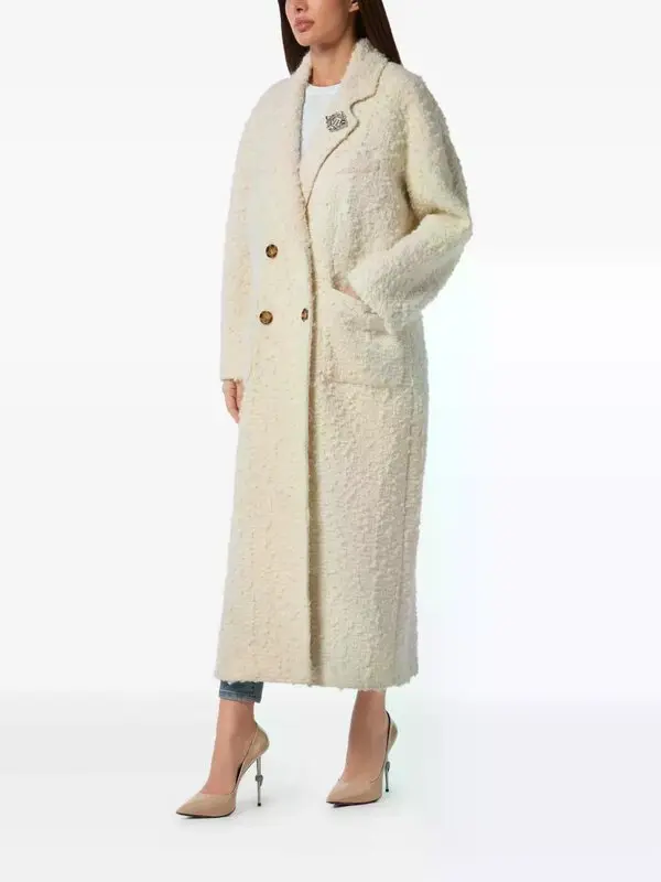 Philipp Plein Double-breasted Bouclé Coat