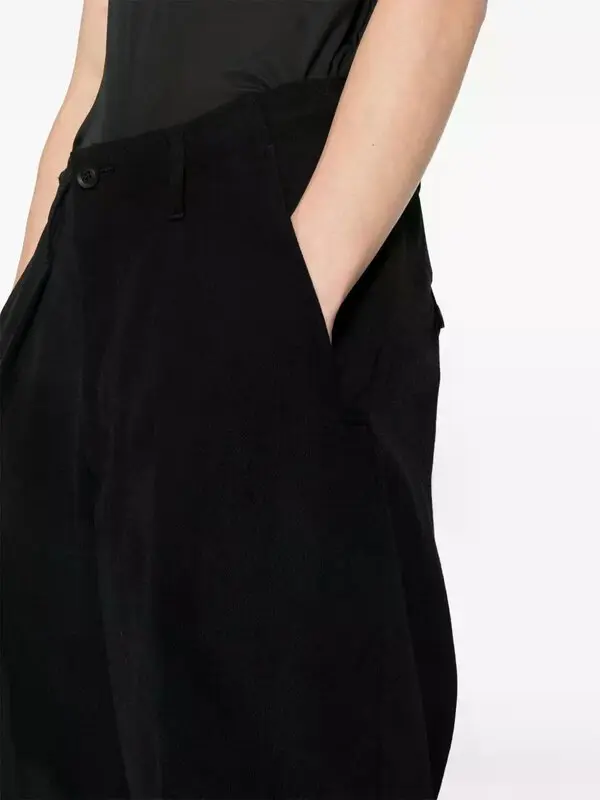 Yohji Yamamoto Wool Tapered Trousers