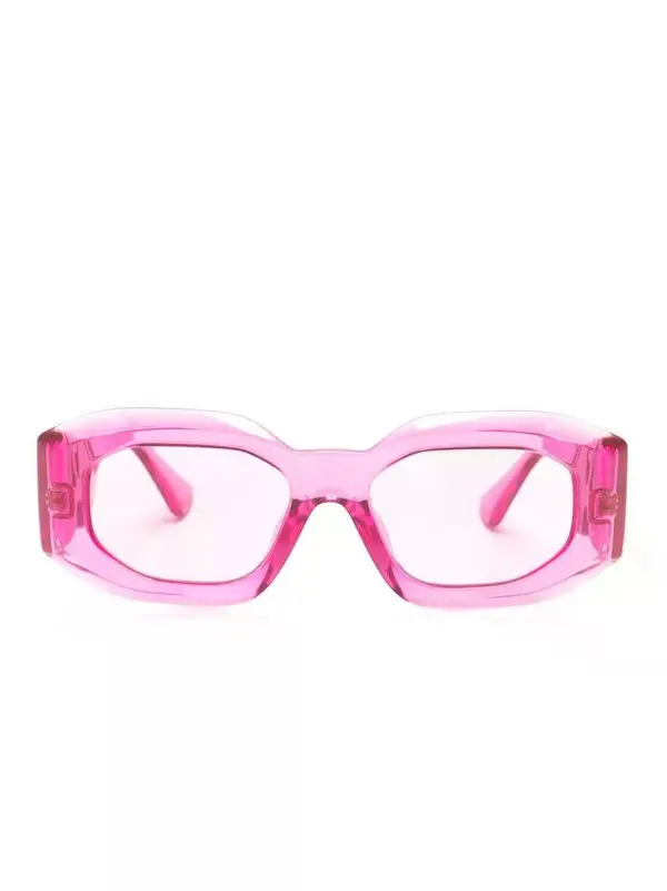 Versace Medusa Biggie Transparent-design Sunglasses - Pink