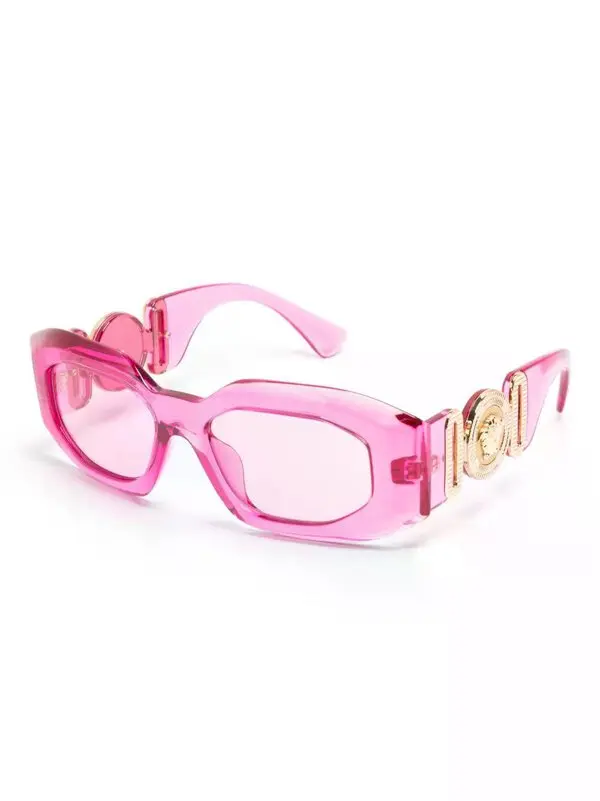 Versace Medusa Biggie Transparent-design Sunglasses