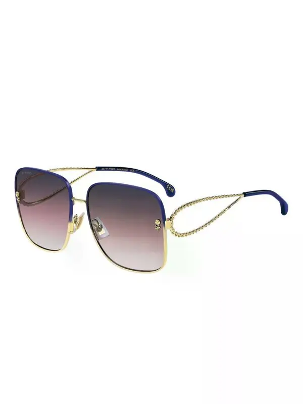 Etro Paisley Sunglasses - Gold