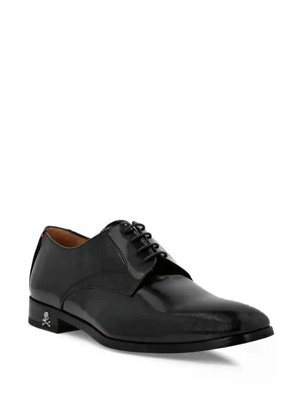Philipp Plein Monogram Leather Derby Shoes
