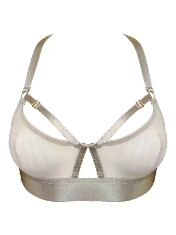BORDELLE Cut-out Bra - Neutrals