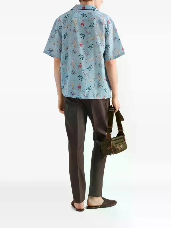 Prada Wool And Silk Trousers