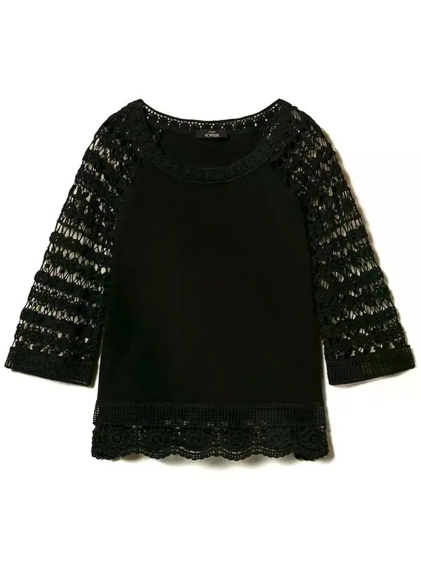 TWINSET Macramé-detail Blouse