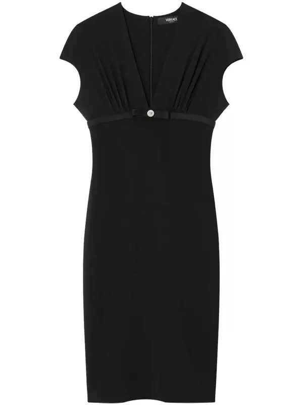 Versace Medusa Head Midi Dress