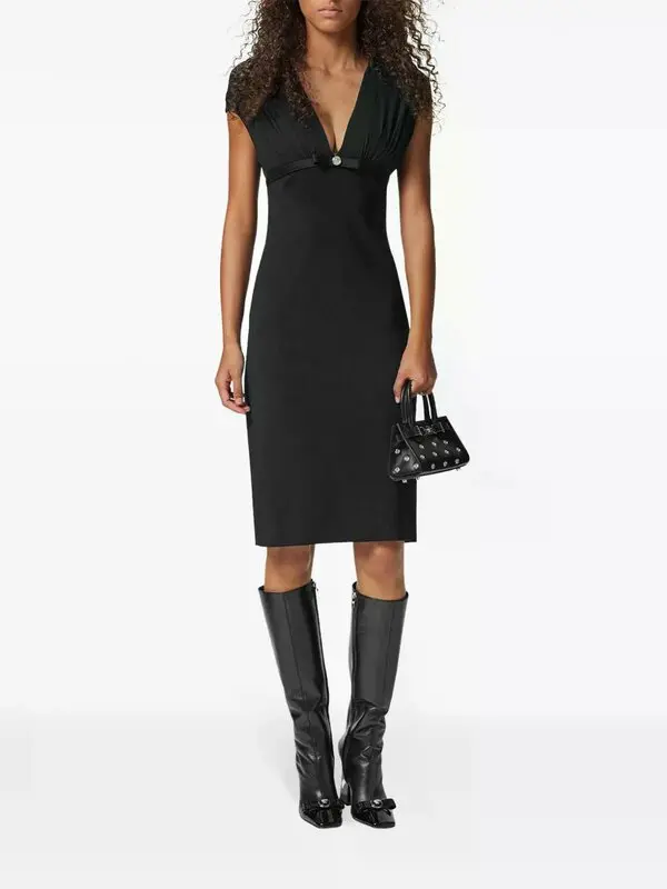 Versace Medusa Head Midi Dress