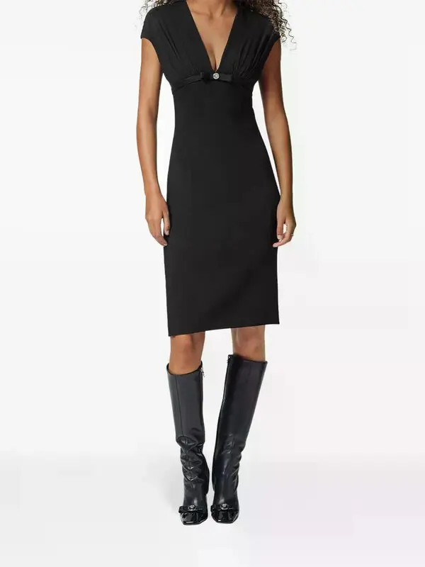 Versace Medusa Head Midi Dress