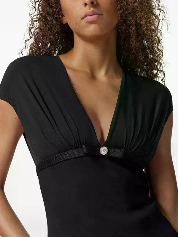 Versace Medusa Head Midi Dress