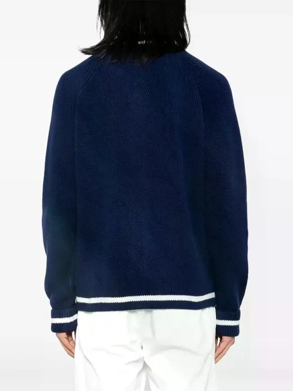 Kiton Logo Patched Jacket
