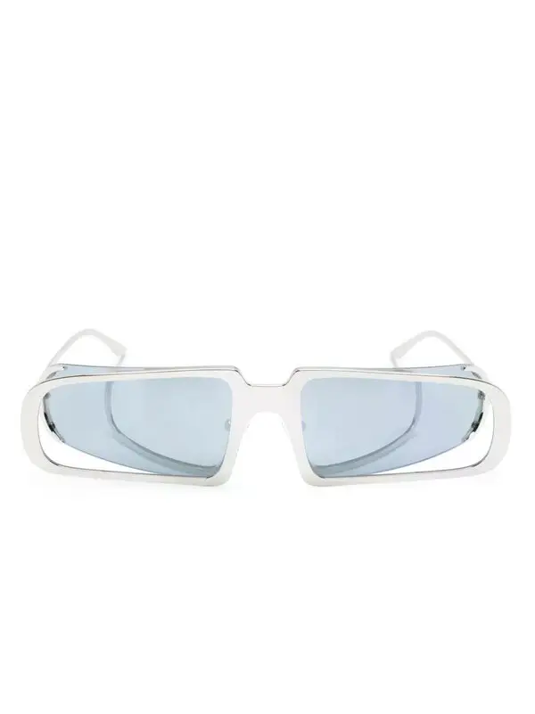 Henrik Vibskov Oversized Sunglasses - Silver