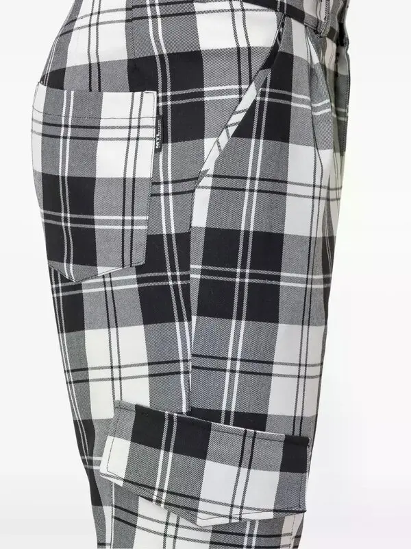 MTL STUDIO Checked Trousers