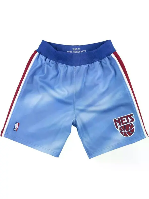 Mitchell & Ness 1990/91 New Jersey Nets Authentic Shorts - Blue
