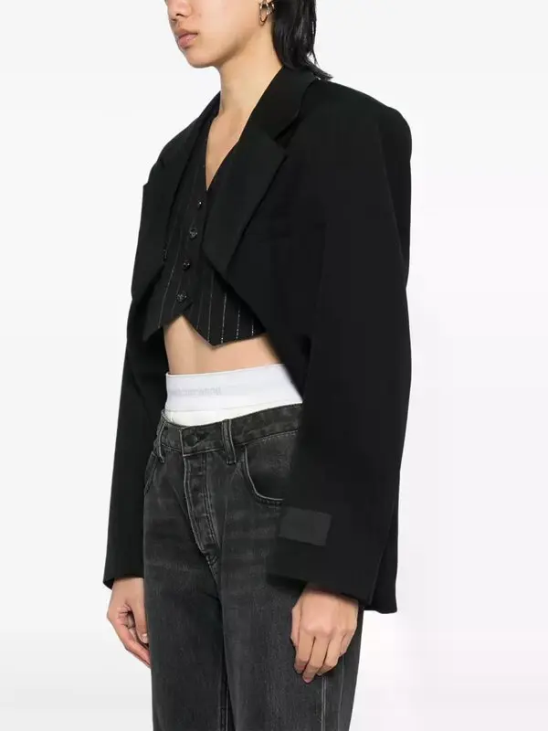 Alexander Wang Exaggerated Split-front Blazer