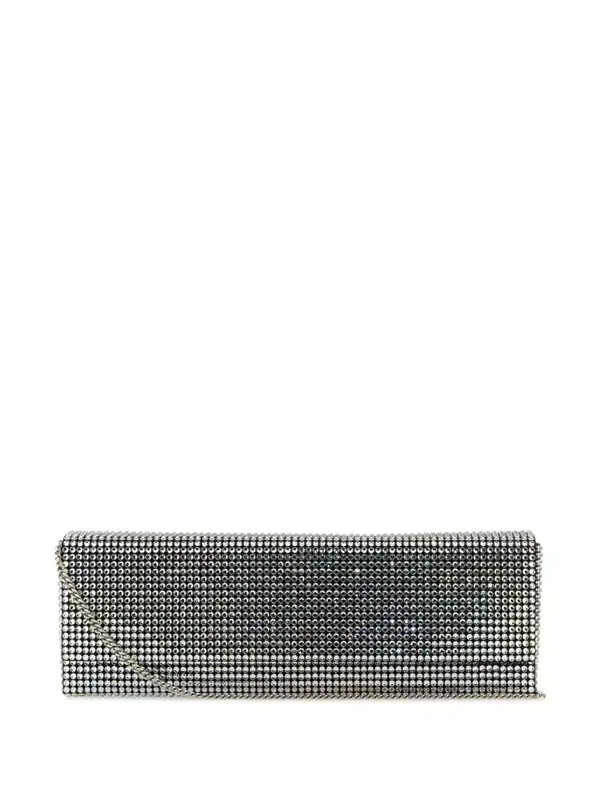 Amina Muaddi Paloma Embellished Clutch Bag
