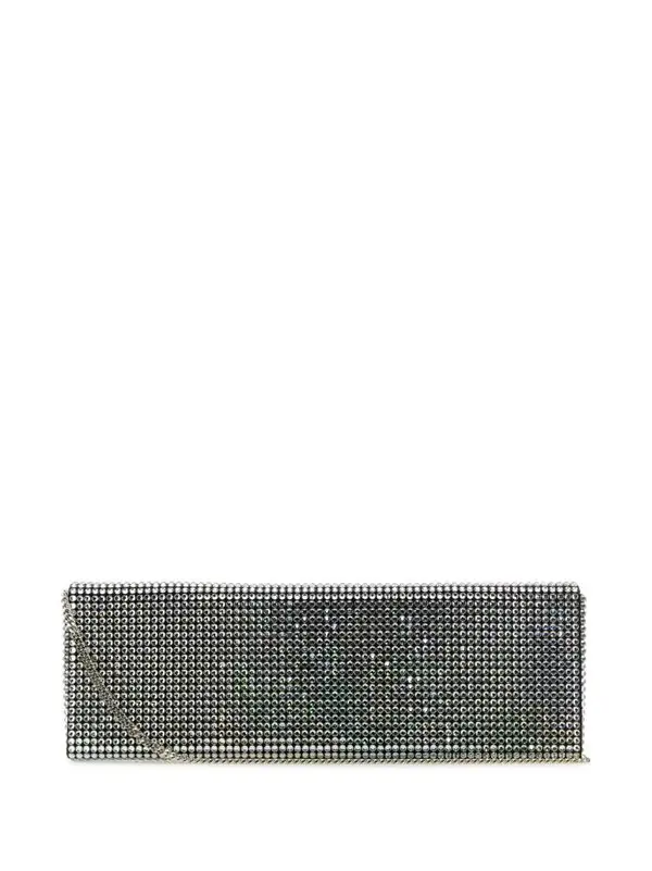 Amina Muaddi Paloma Embellished Clutch Bag