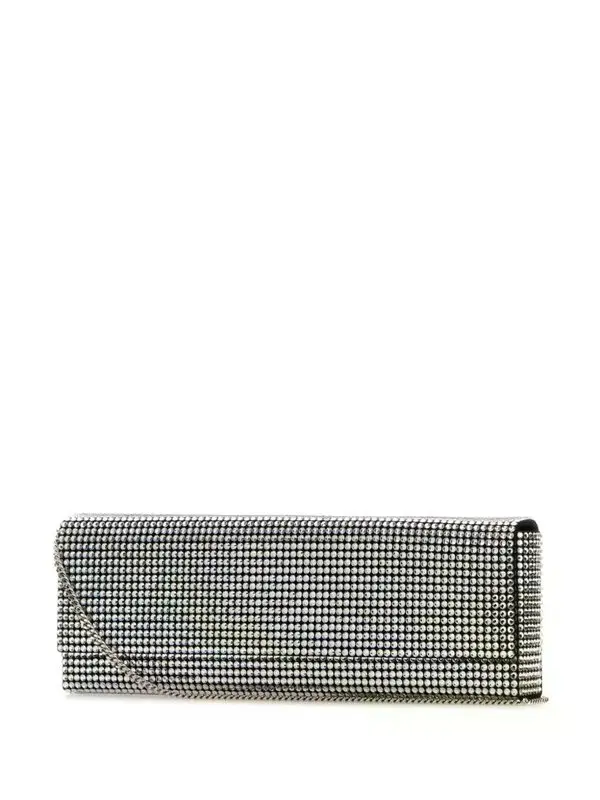 Amina Muaddi Paloma Embellished Clutch Bag