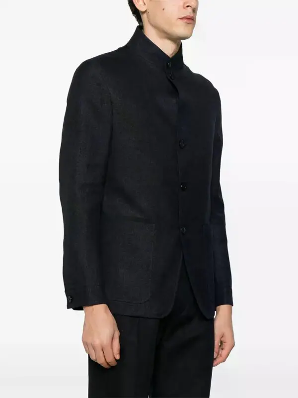 Zegna Twill Jacket - Blue