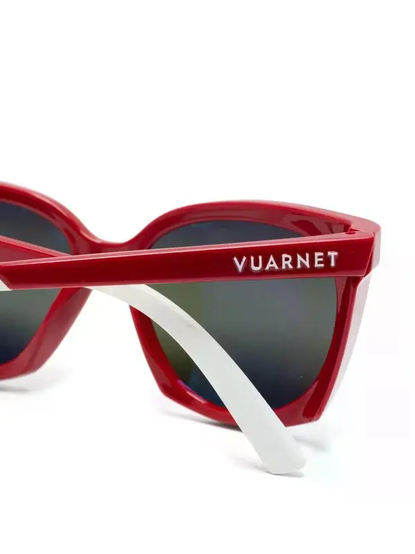 Vuarnet Square Frame Sunglasses - Red