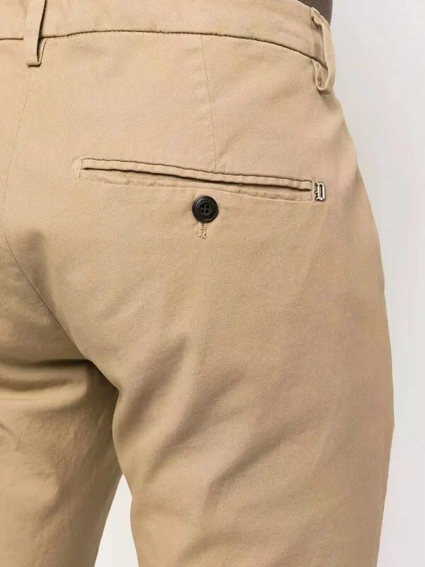 DONDUP Straight-leg Chino Trousers - Neutrals
