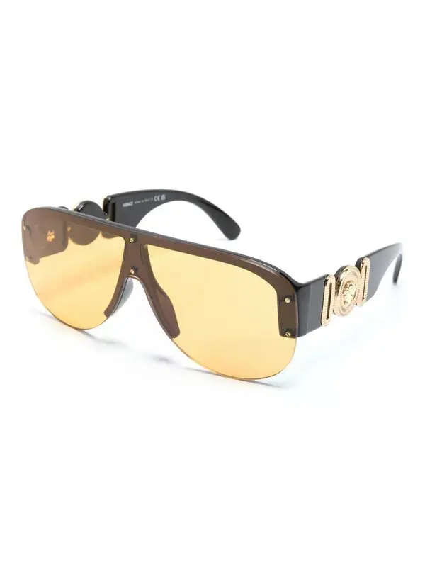 Versace Medusa Biggie Pilot-frame Sunglasses