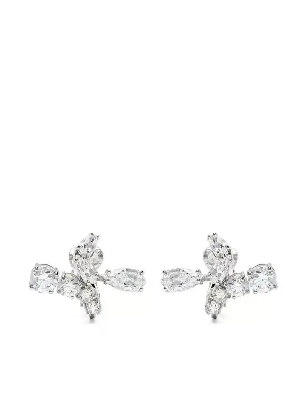 SWAROVSKI Matrix Clip-on Earrings - Silver