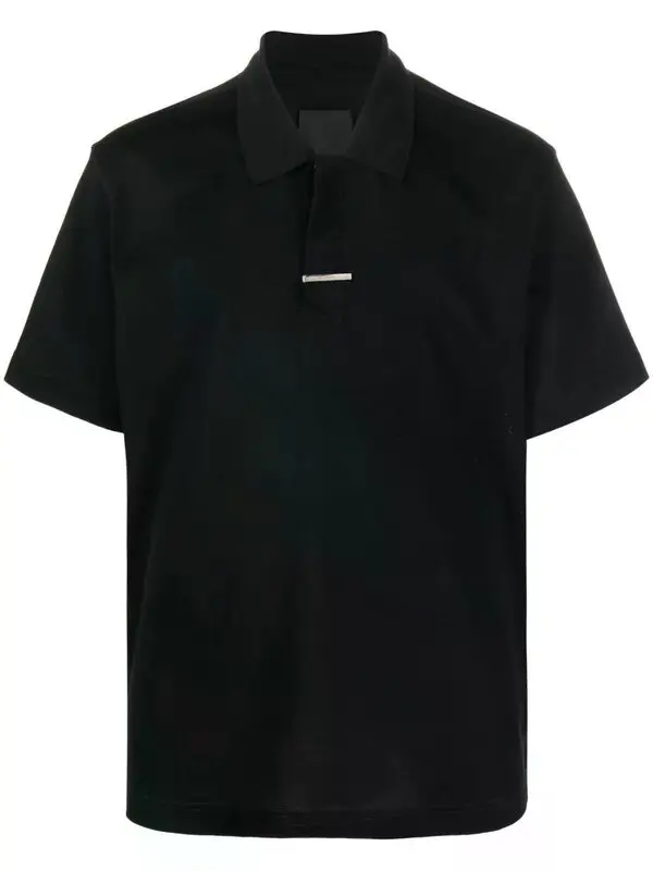 Givenchy Logo-plaque Cotton Polo Shirt