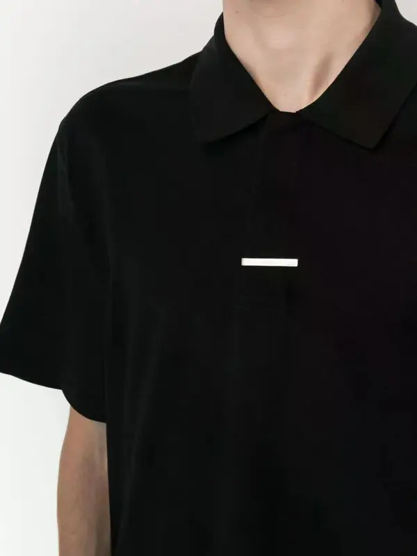Givenchy Logo-plaque Cotton Polo Shirt