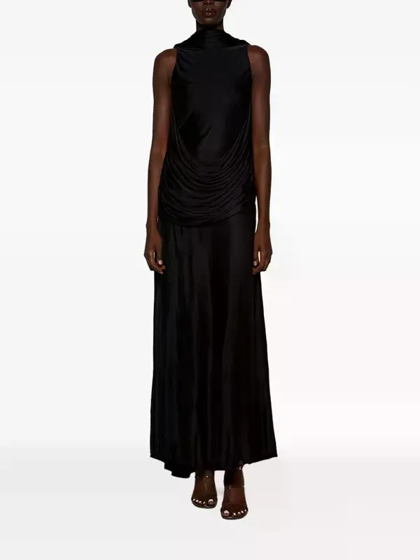 Loewe Anagram Pebble-detail Maxi Dress