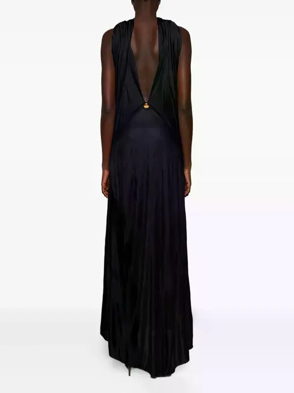 Loewe Anagram Pebble-detail Maxi Dress