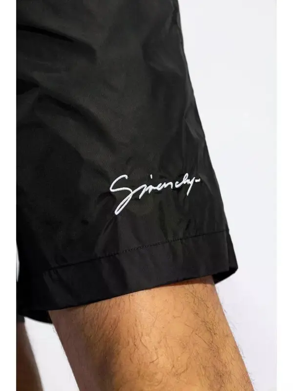 Givenchy Logo-embroidered Swim Shorts