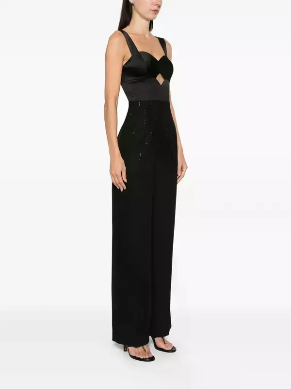 TWINSET Sequin-pinstripe Jumpsuit