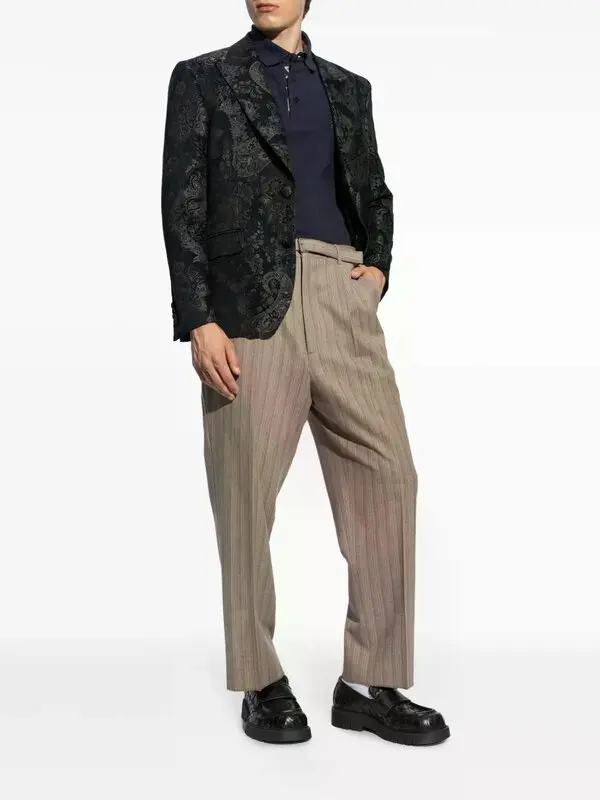 Etro Logo-embroidered Cotton Polo Shirt
