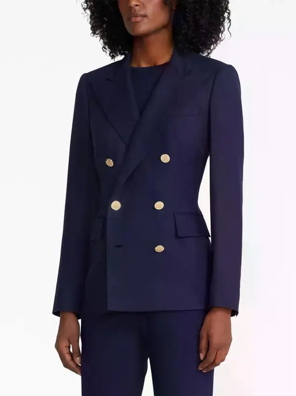 Ralph Lauren Double-breasted Fitted Blazer