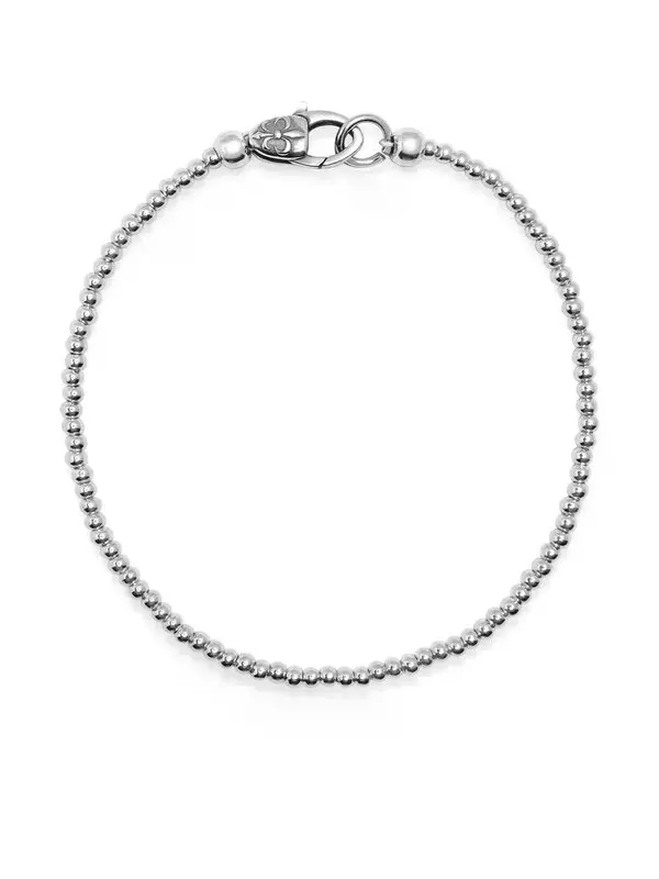 NIALAYA JEWELRY Sterling Beaded Bracelet - Silver