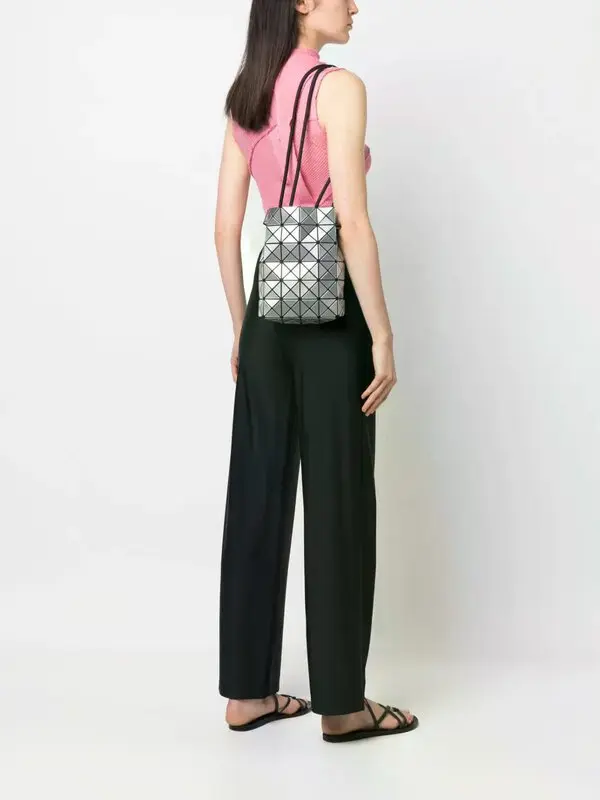 Issey Miyake Wring Geometric-panelled Bucket Bag