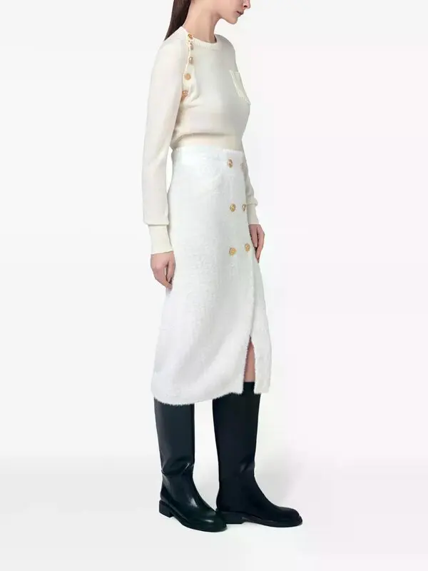 Ports 1961 Wool Jumper With Logo-engraved Buttons