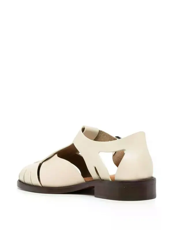 Hereu Pesca Cut-out Leather Sandals