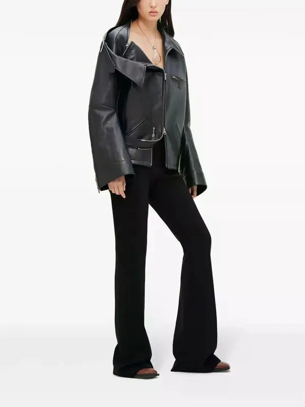 COURREGES Leather Biker Jacket