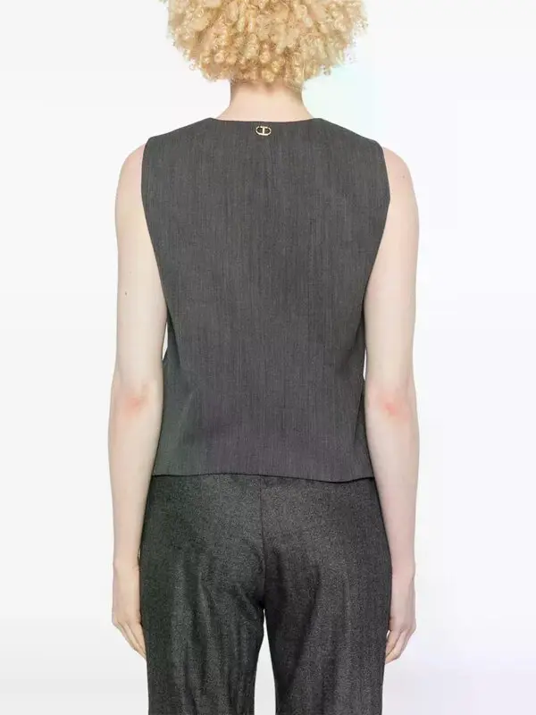 TWINSET Textured Waistcoat