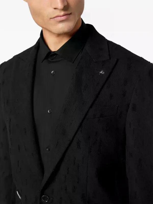Philipp Plein Distressed Blazer