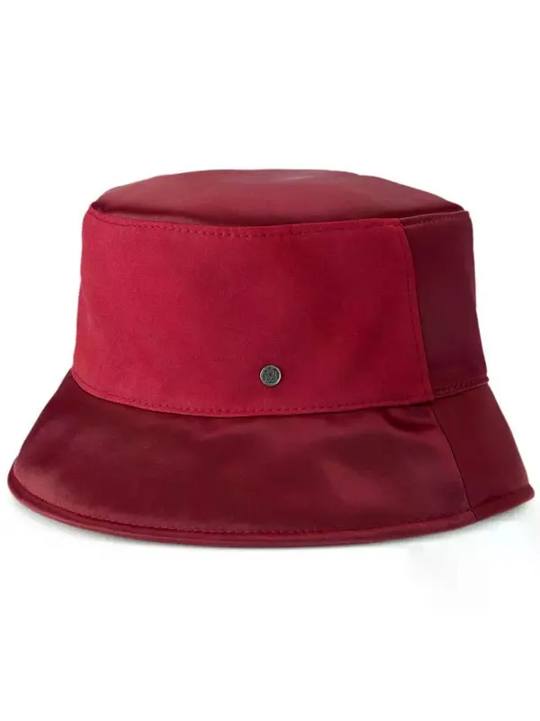 MAISON MICHEL Axel Cotton Bucket Hat - Red