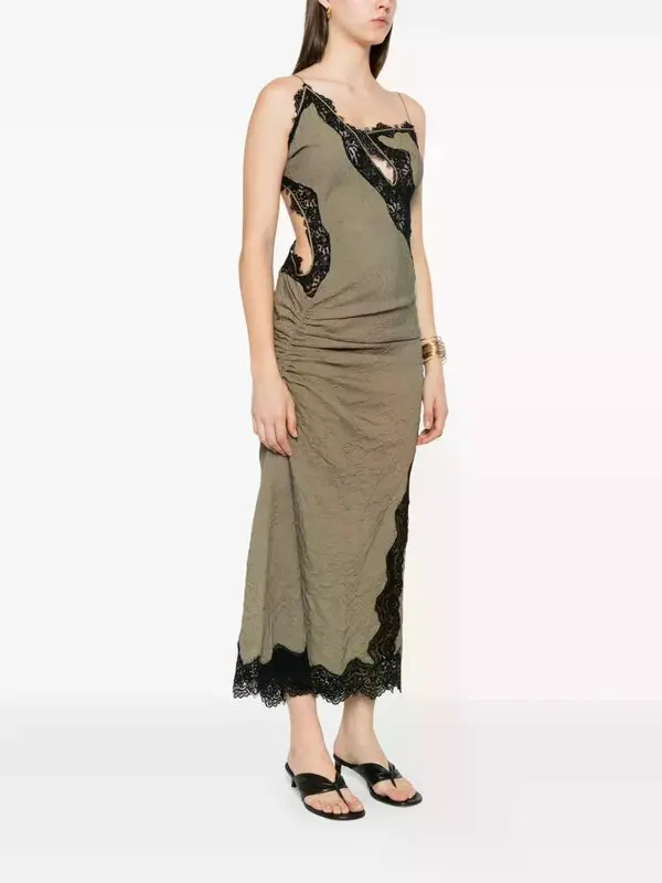 Christopher Esber Lace-detailed Midi Dress