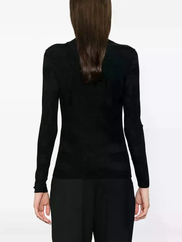 Emporio Armani Seamless Mock-neck Sweater