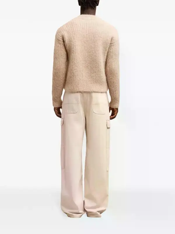 AMI Paris Ribbed Wool Blend Jumper